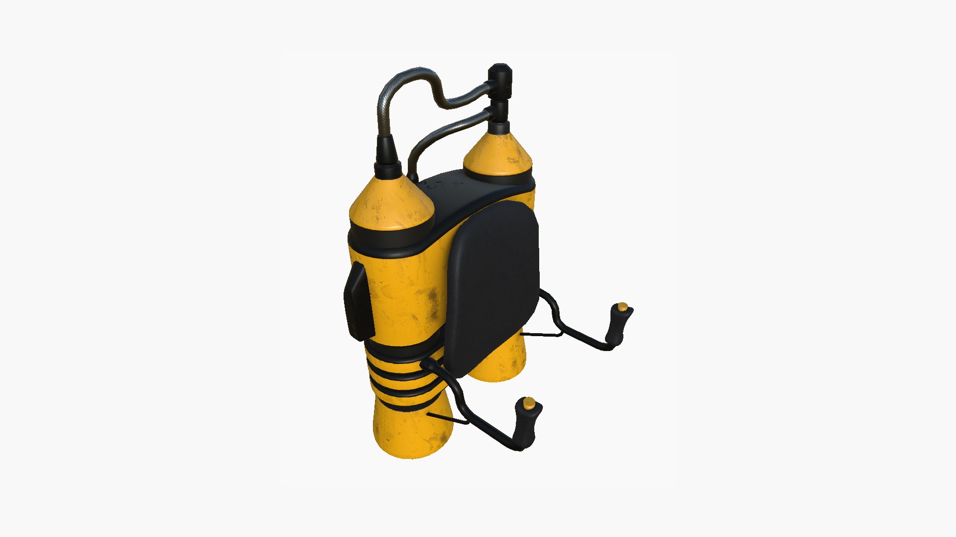 3D Jetpack E03 Yellow Black - SciFi Character Design Model - TurboSquid ...