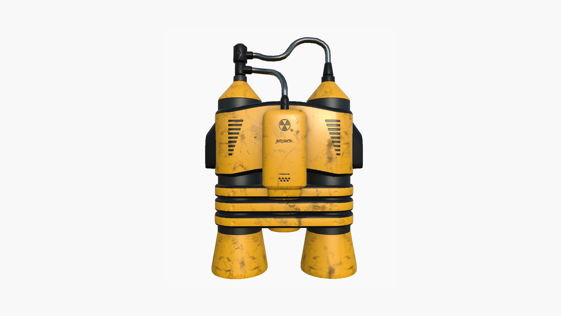 3D Jetpack E03 Yellow Black - SciFi Character Design Model - TurboSquid ...