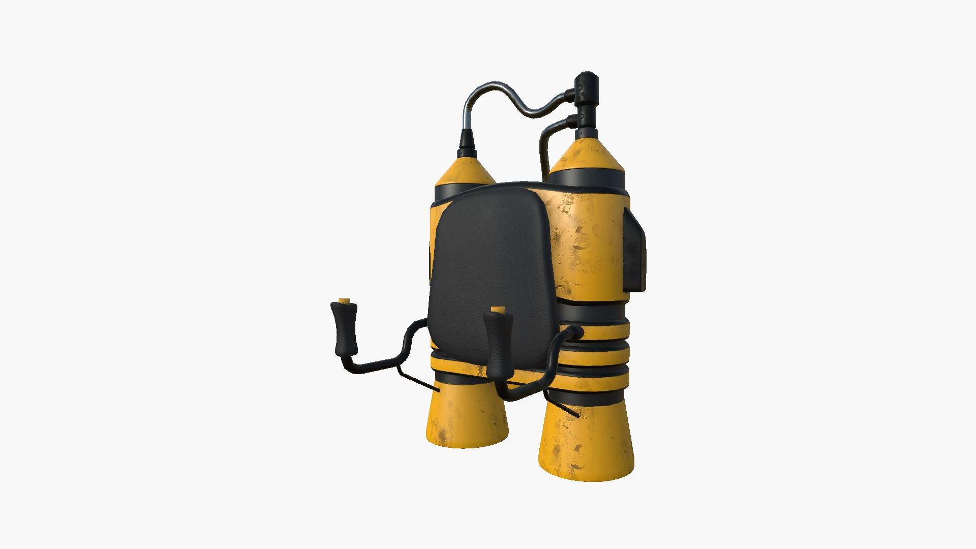 3D Jetpack E03 Yellow Black - SciFi Character Design Model - TurboSquid ...