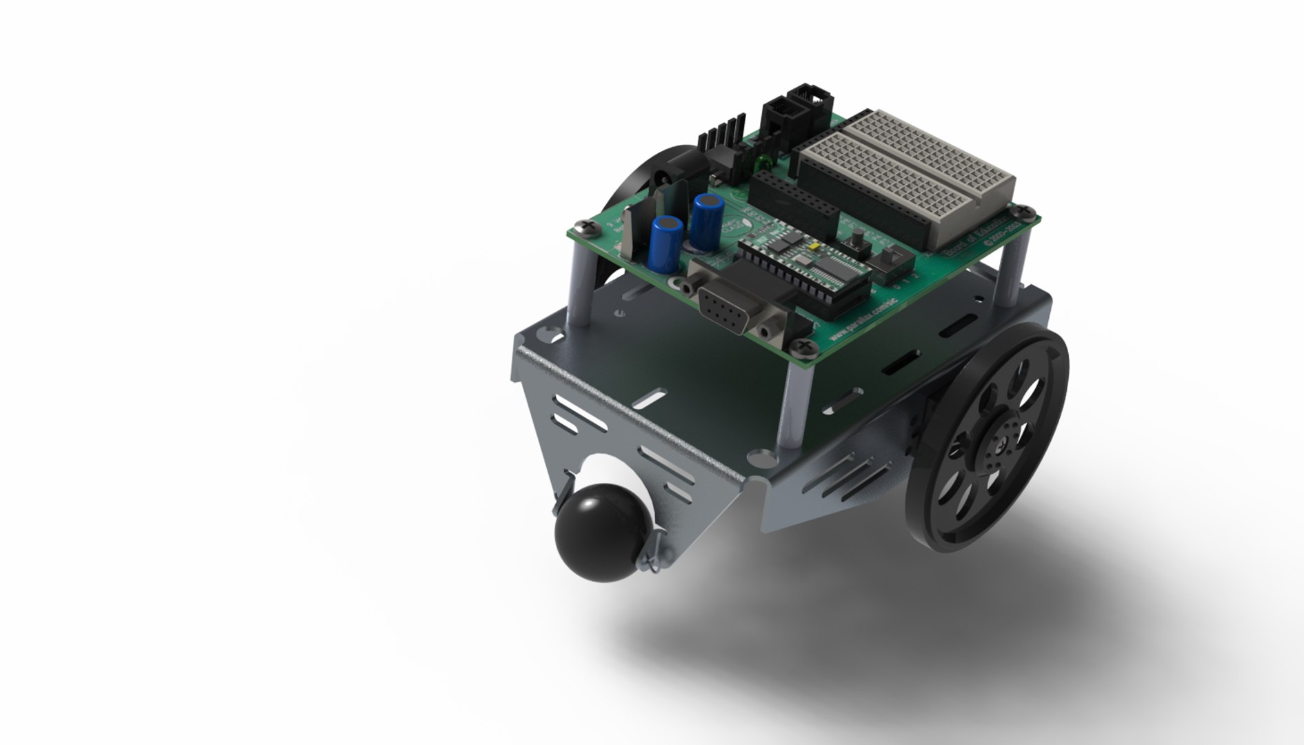 3d Assembly Parallax Boebot Model