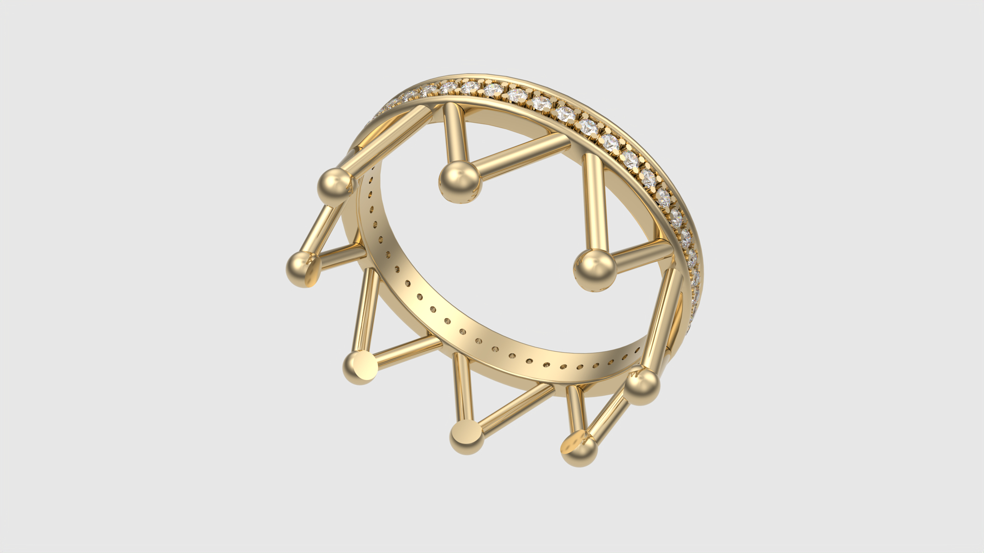 3D Regal Crown-Inspired Ring Design JDBCo - TurboSquid 2350295