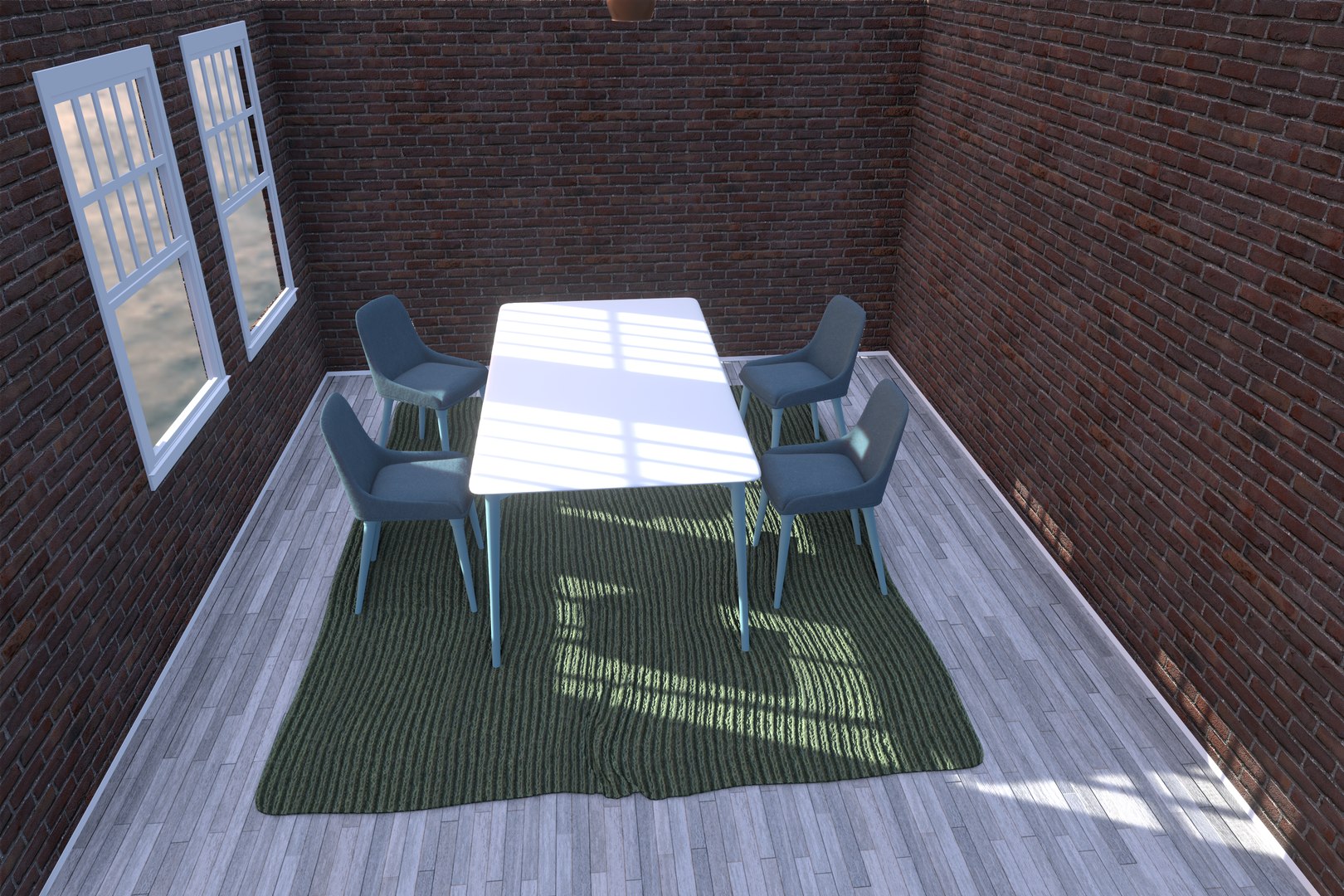 Simple Room 3D Model - TurboSquid 1953412