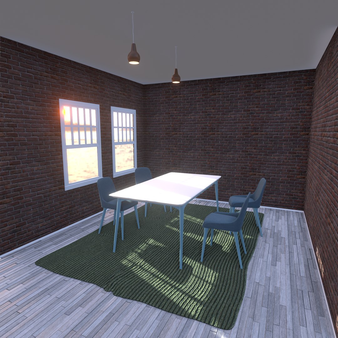 Simple Room 3D Model - TurboSquid 1953412