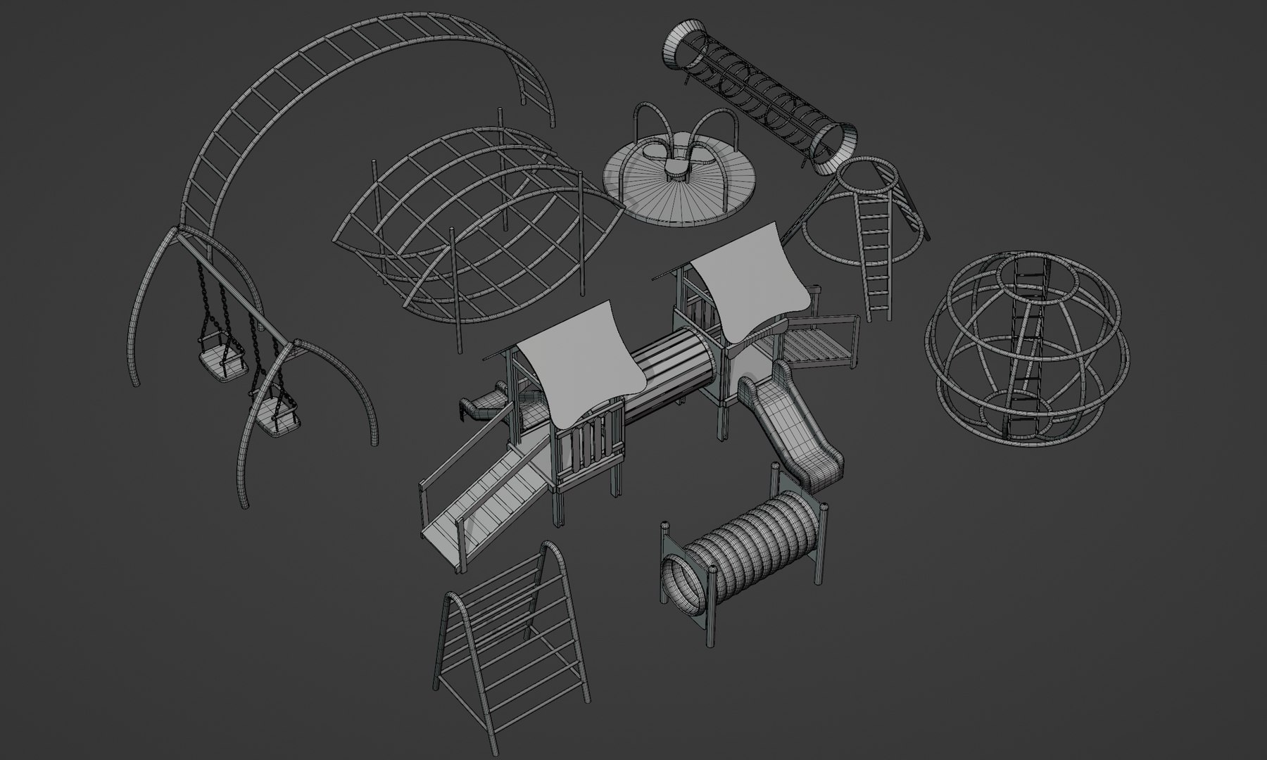 Playground Assets 3D Model - TurboSquid 2016309