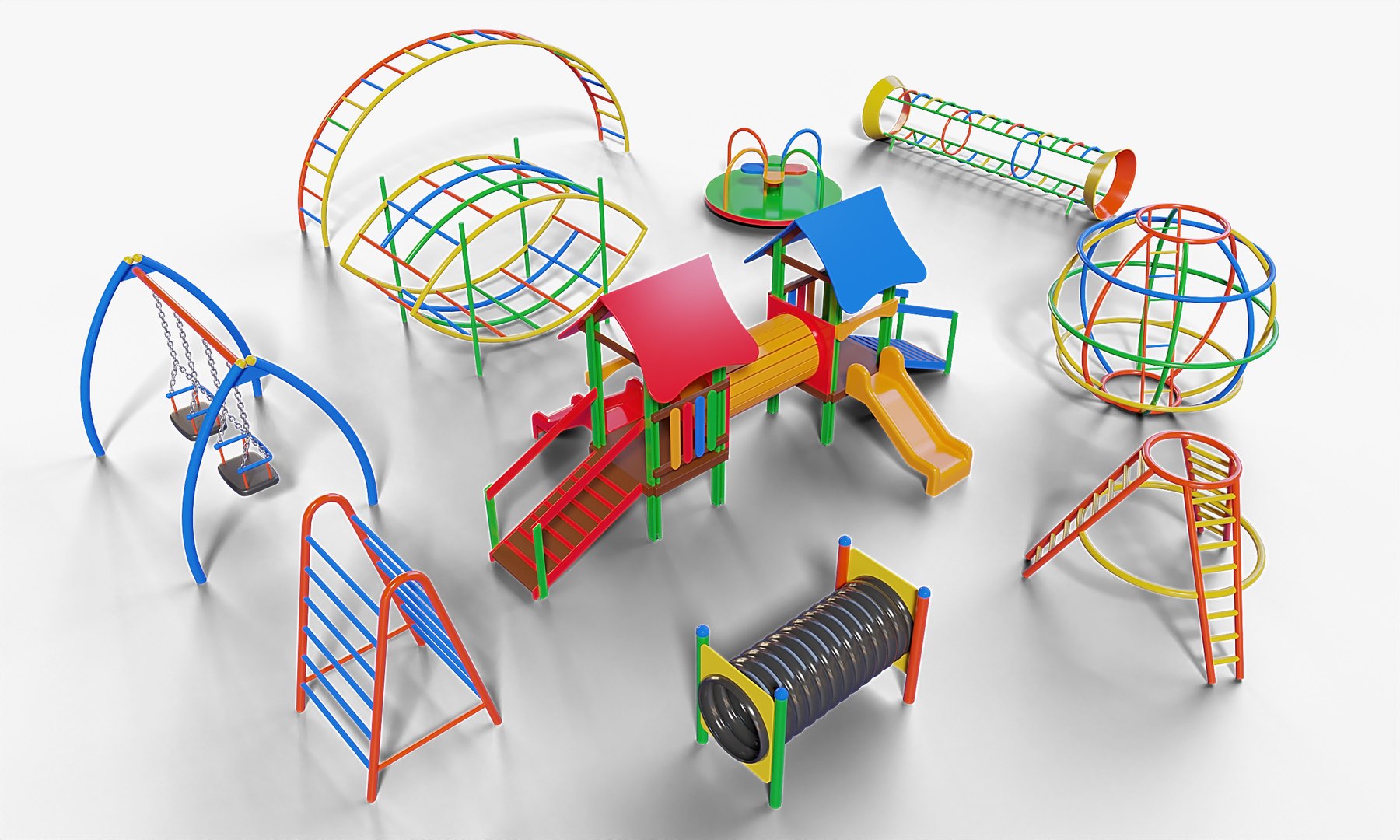 Playground Assets 3D Model - TurboSquid 2016309