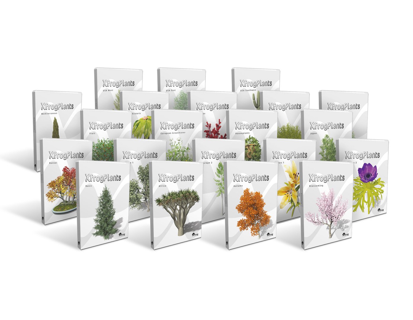 xfrogplants 1 plant flowers 3ds