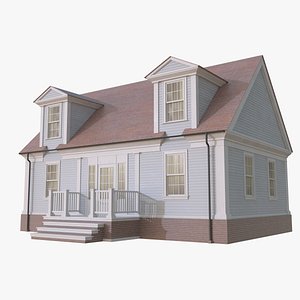 Colonial House 3D Models for Download | TurboSquid