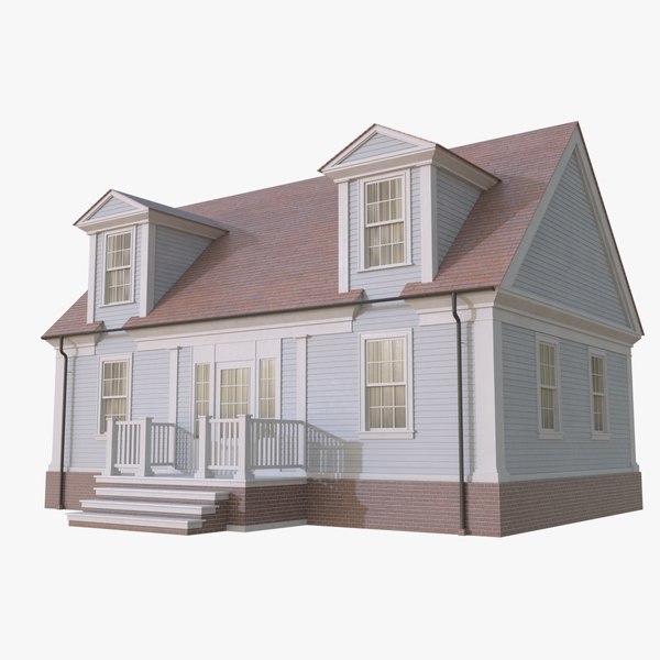 Colonial House 3D Models for Download | TurboSquid