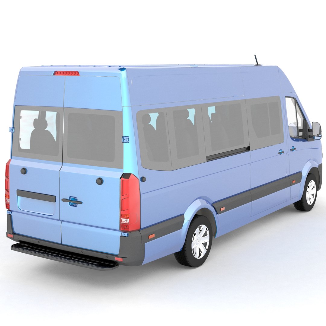 3d model hyundai h350 bus