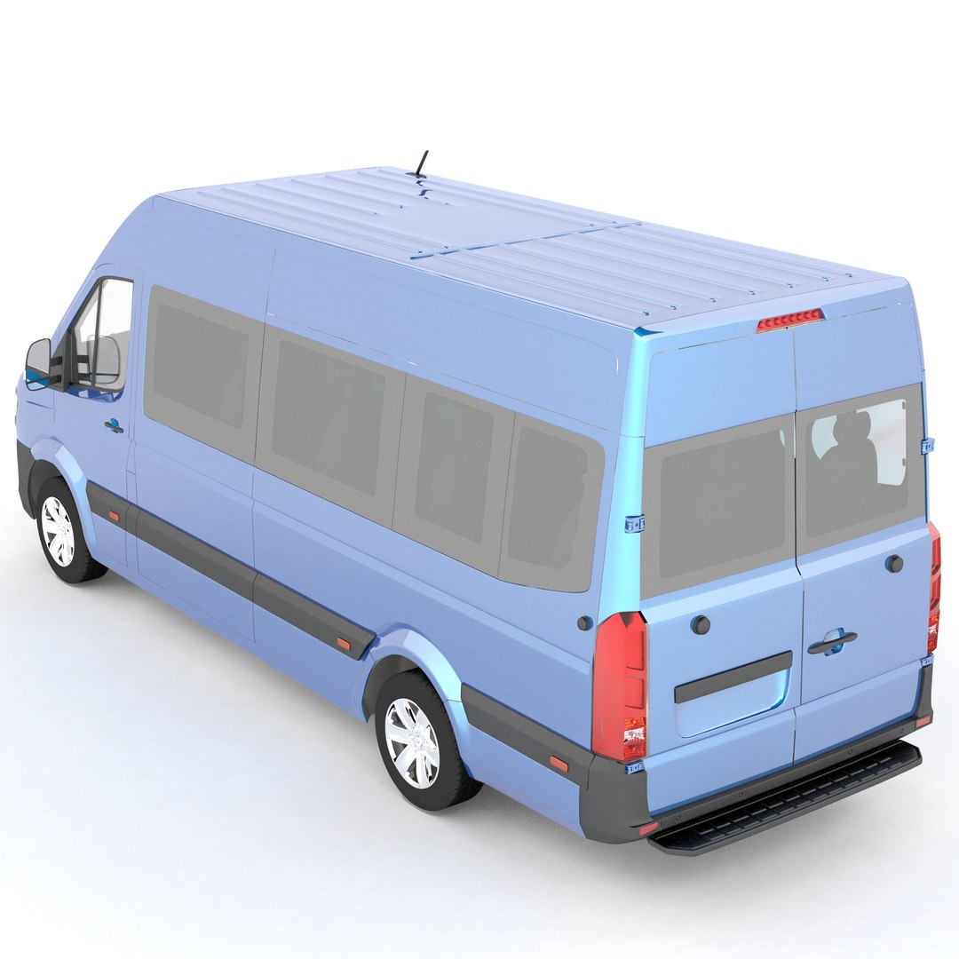 3d model hyundai h350 bus