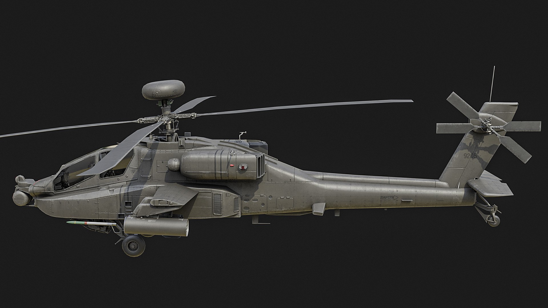Apache Ah64d 3D Model - TurboSquid 1706668