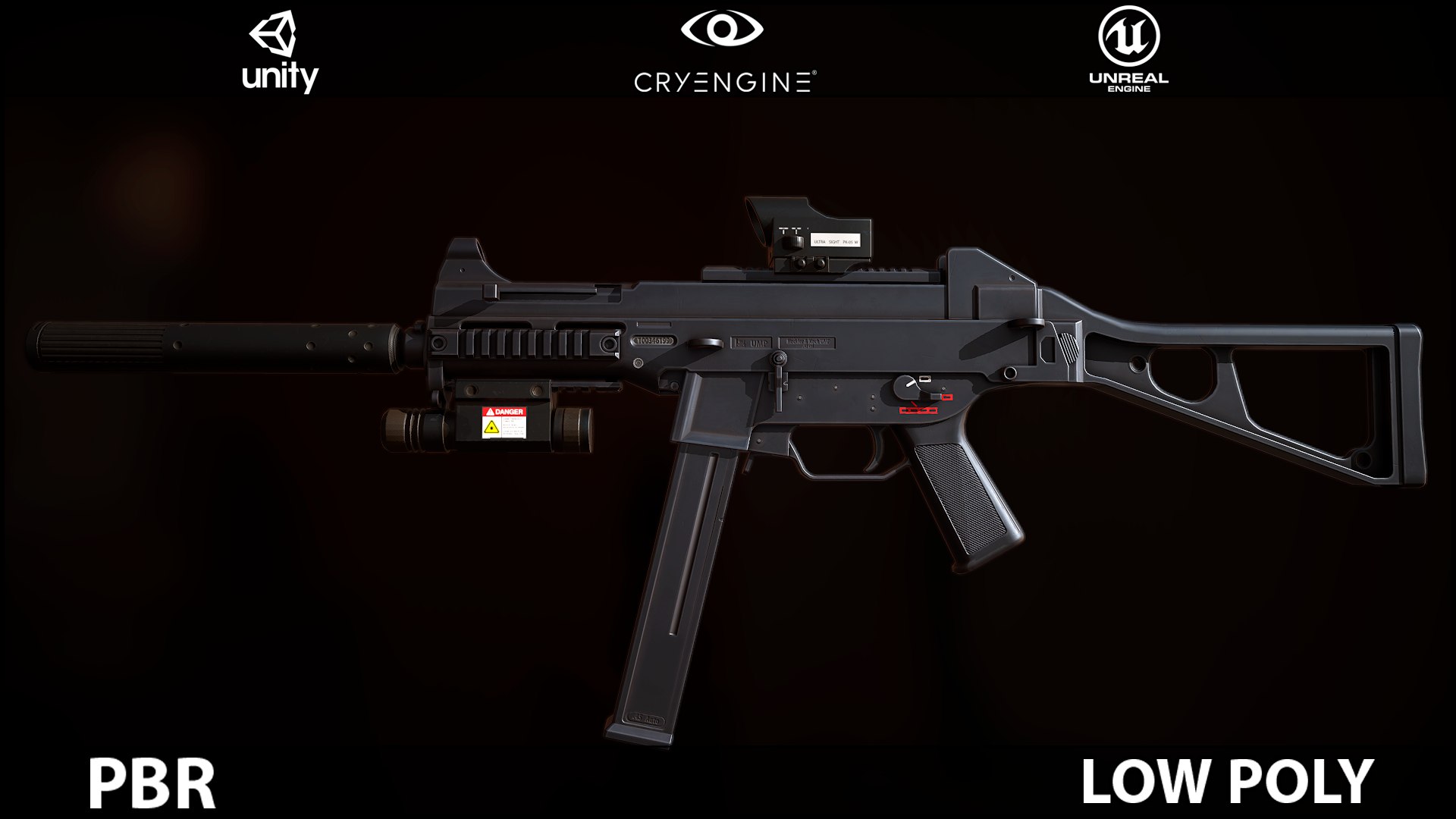 3D Ump Pbr Sight - TurboSquid 1247808