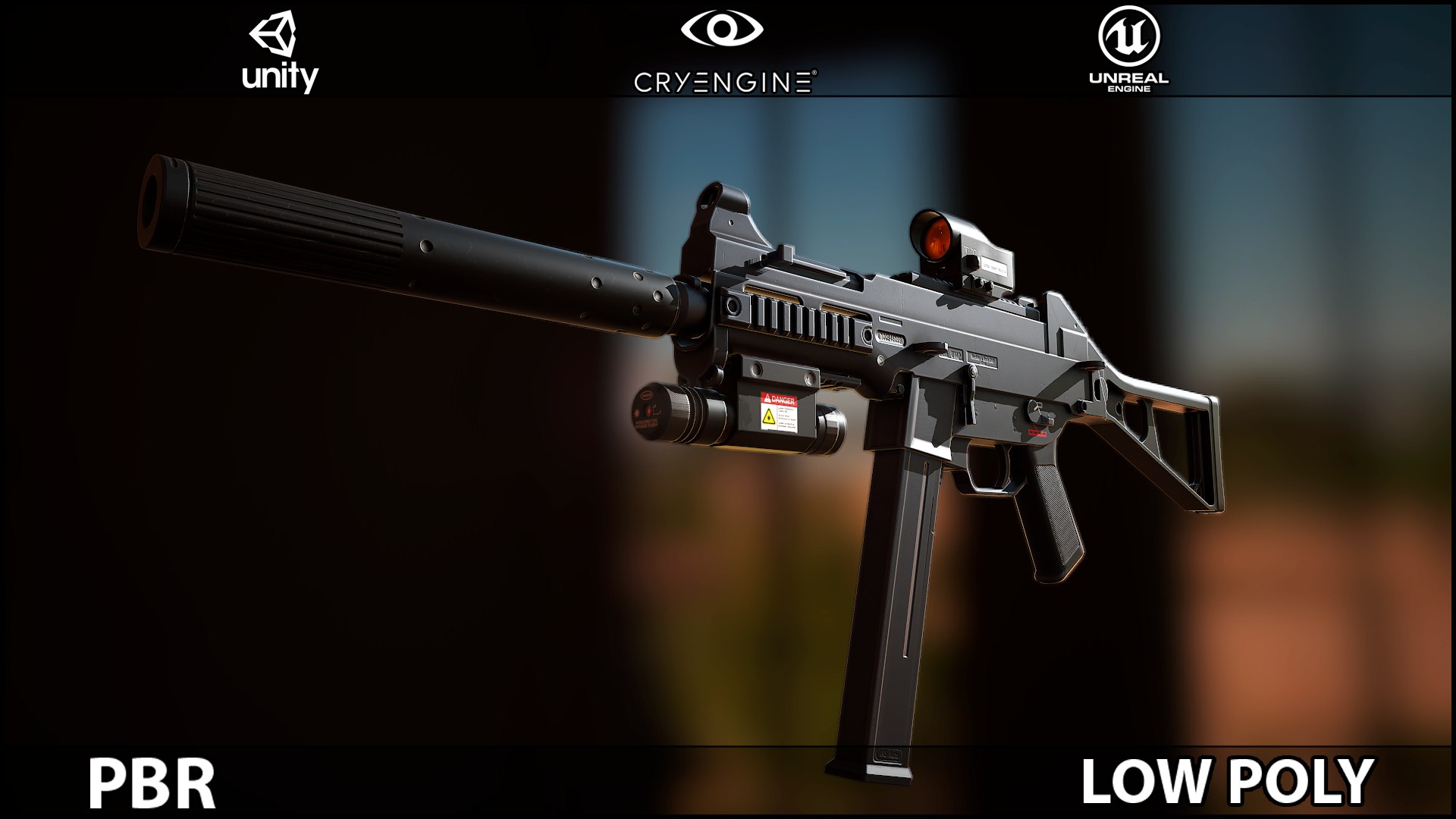 3D Ump Pbr Sight - TurboSquid 1247808