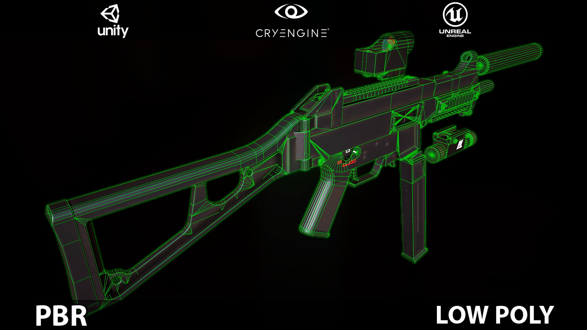 3D Ump Pbr Sight - TurboSquid 1247808