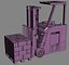 Forklift Raymond 4250 3d Model