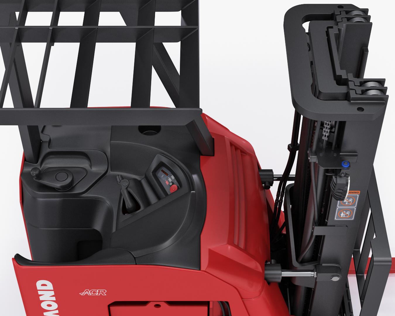 forklift raymond 4250 3d model