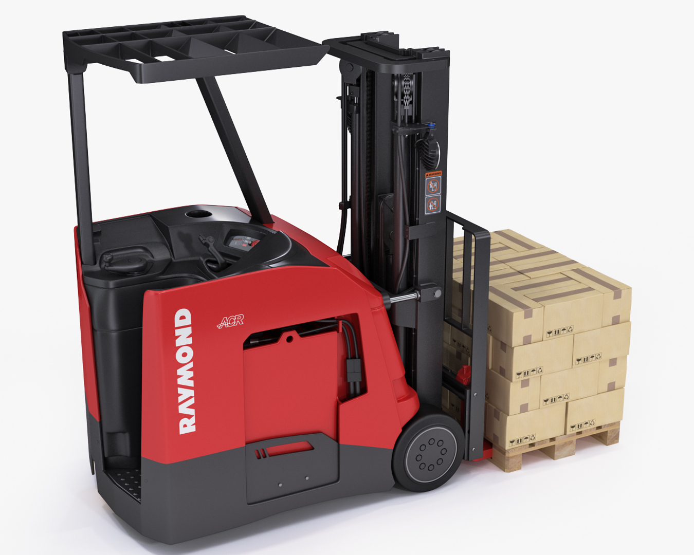 forklift raymond 4250 3d model