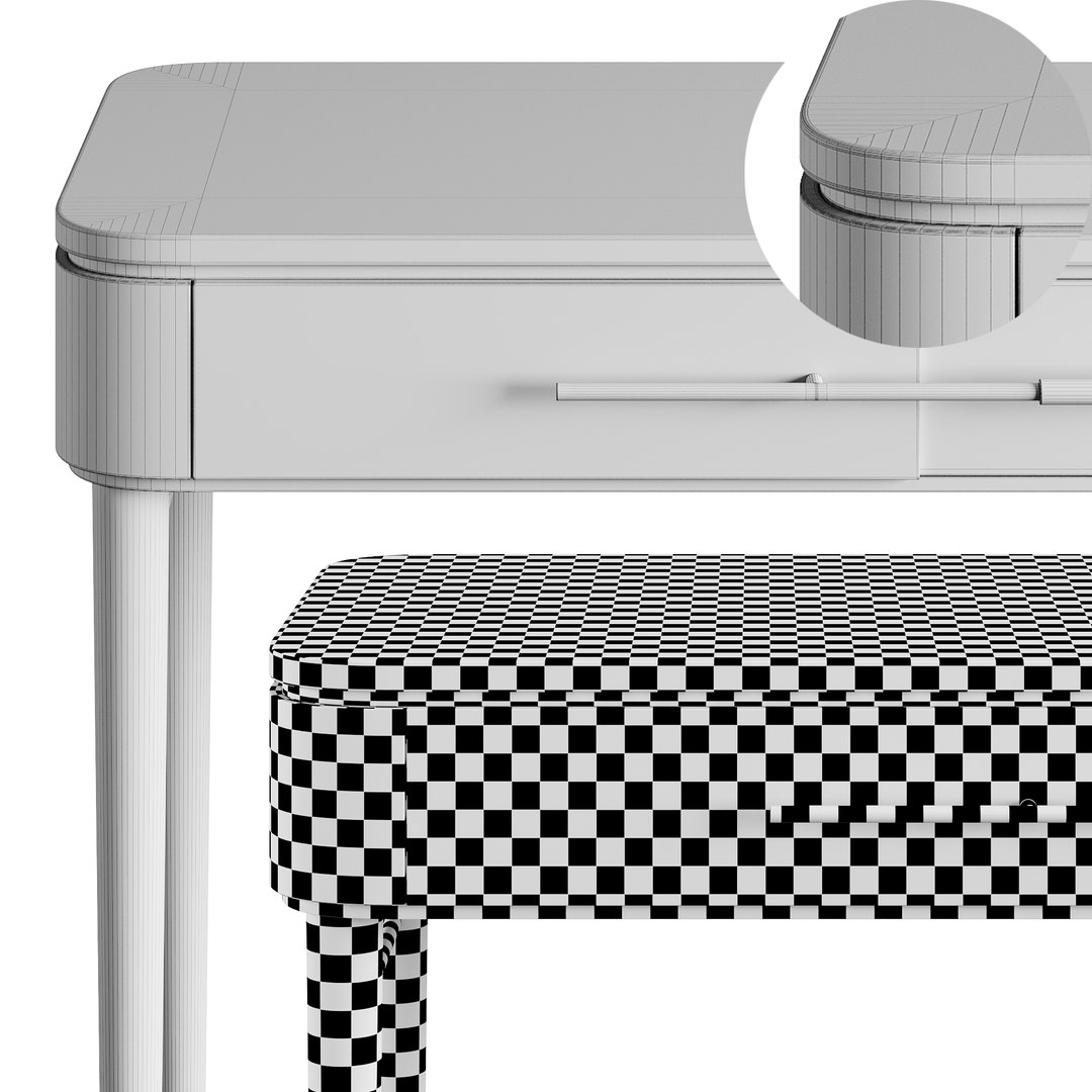 3D Frato AGRA Dresser Table Model - TurboSquid 1977063