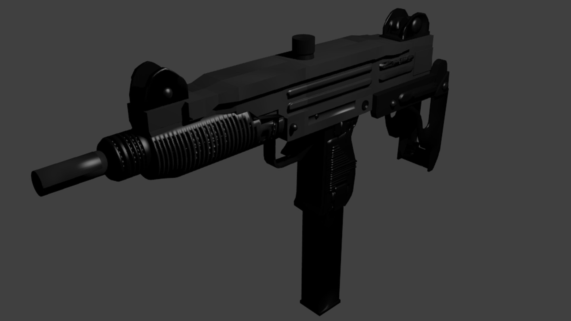 Uzi 3D - TurboSquid 1194885