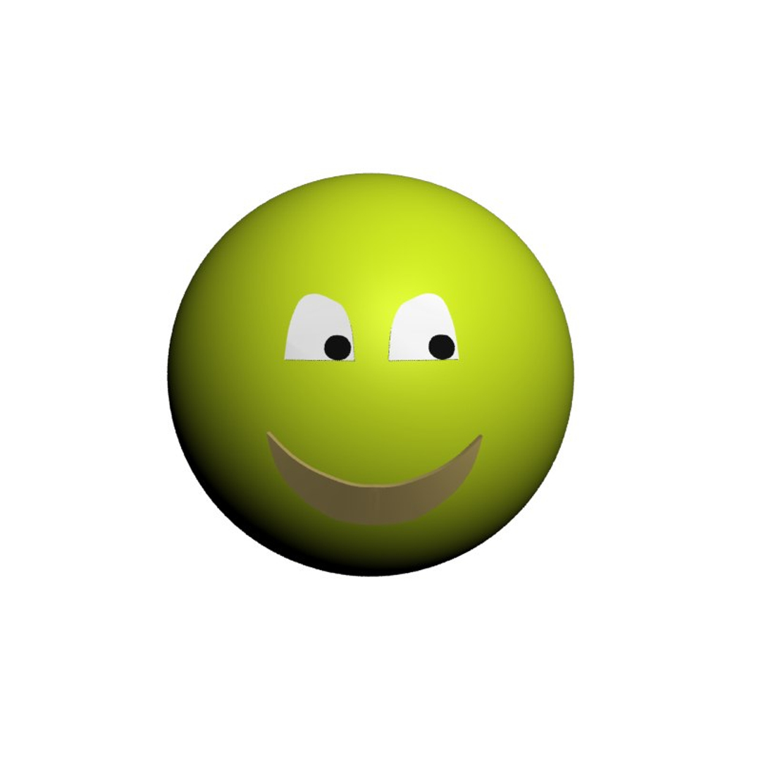 3d Model Smiley Character