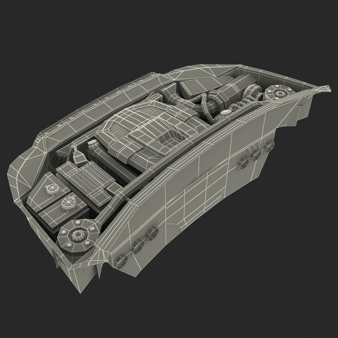3d Subaru Car Engine