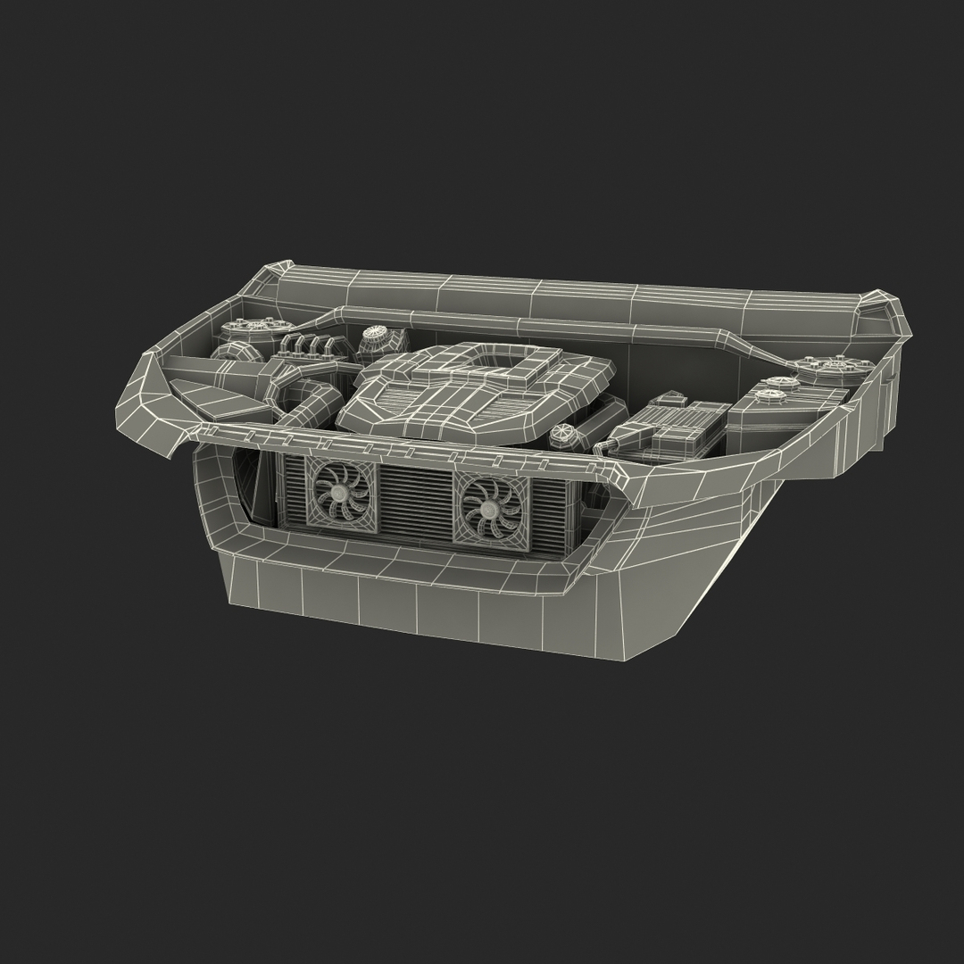 3d Subaru Car Engine