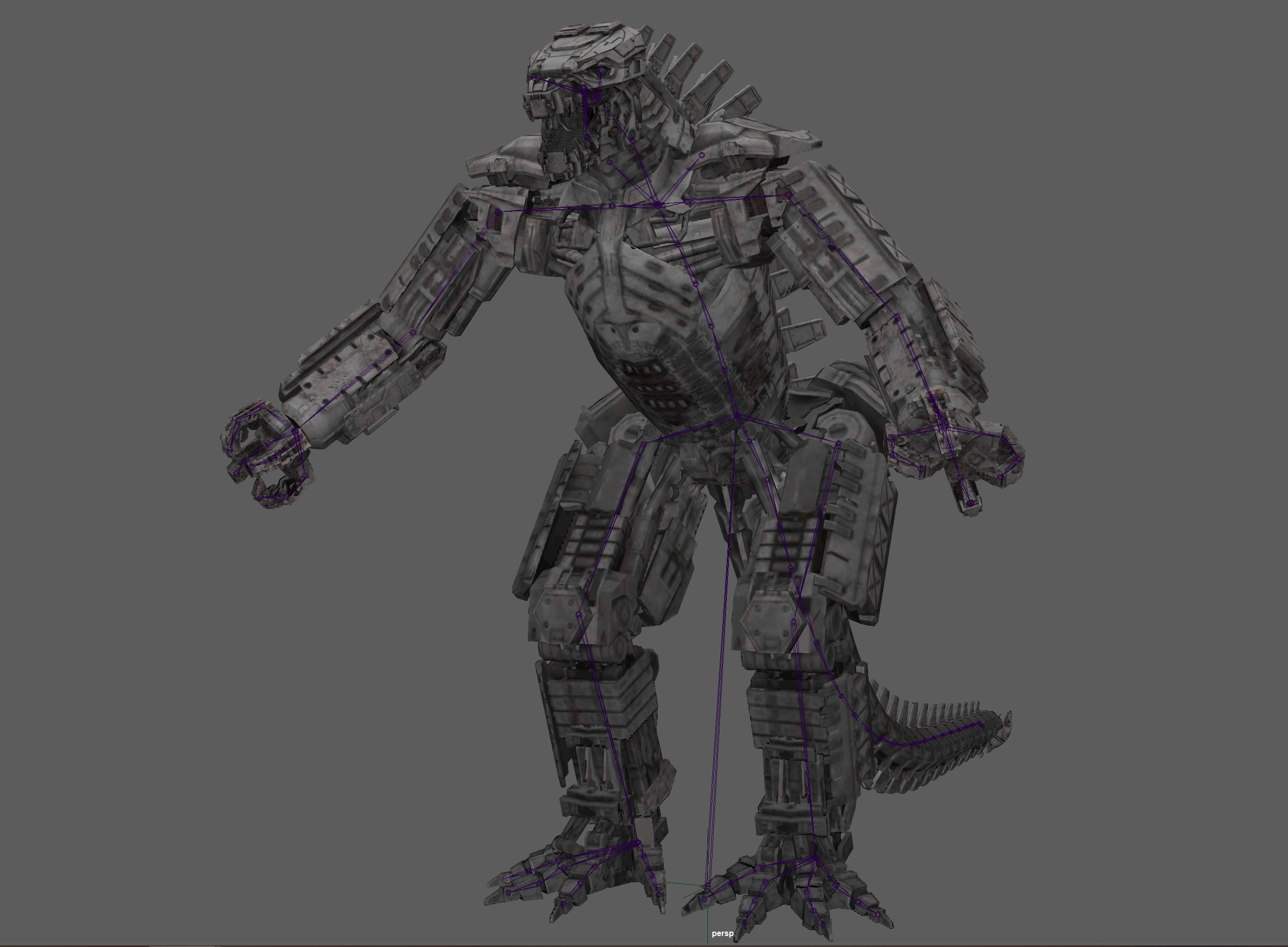 Mechagodzilla Rigged 3D 모델 3D 모델 - TurboSquid 1828732