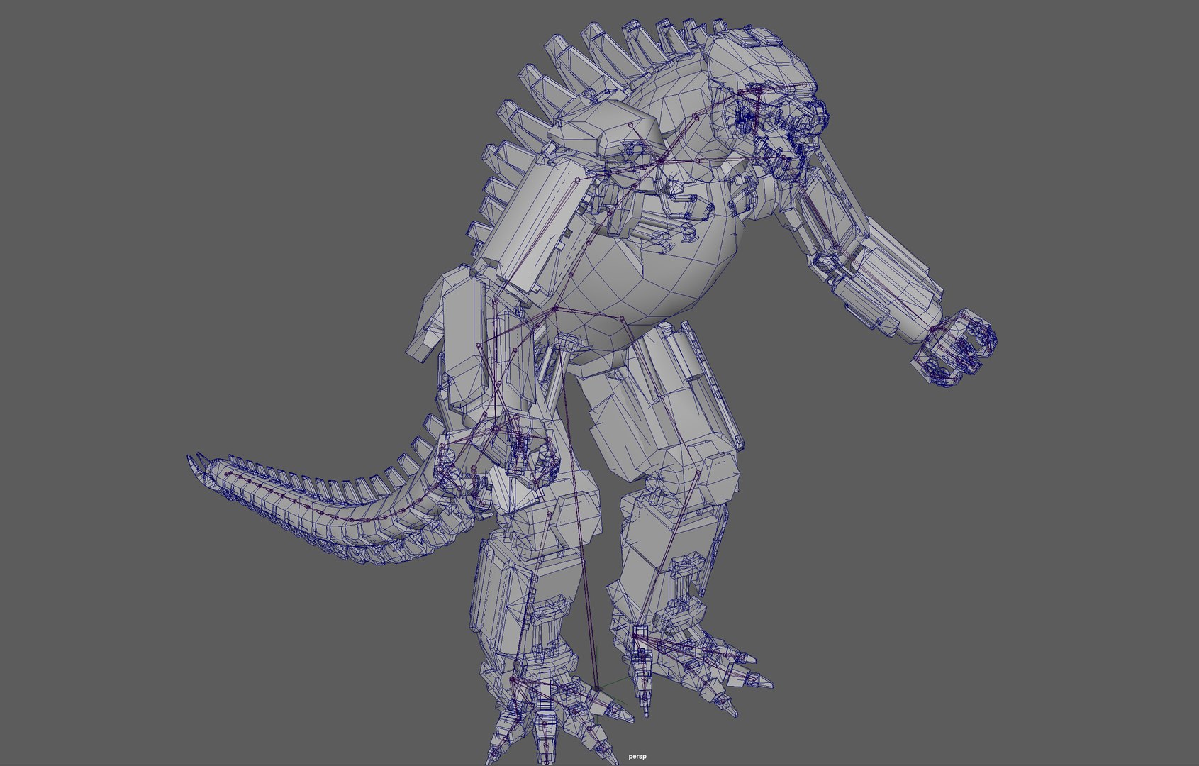 Mechagodzilla Rigged 3D Model 3D - TurboSquid 1828732
