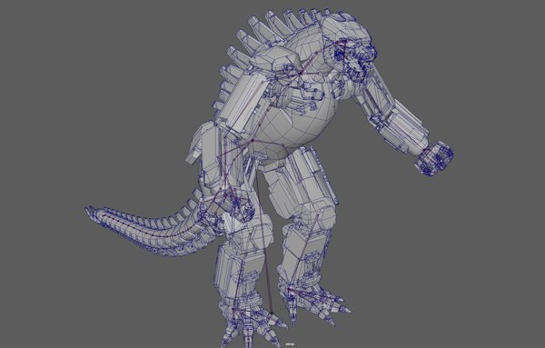 Mechagodzilla Rigged 3D 모델 3D 모델 - TurboSquid 1828732