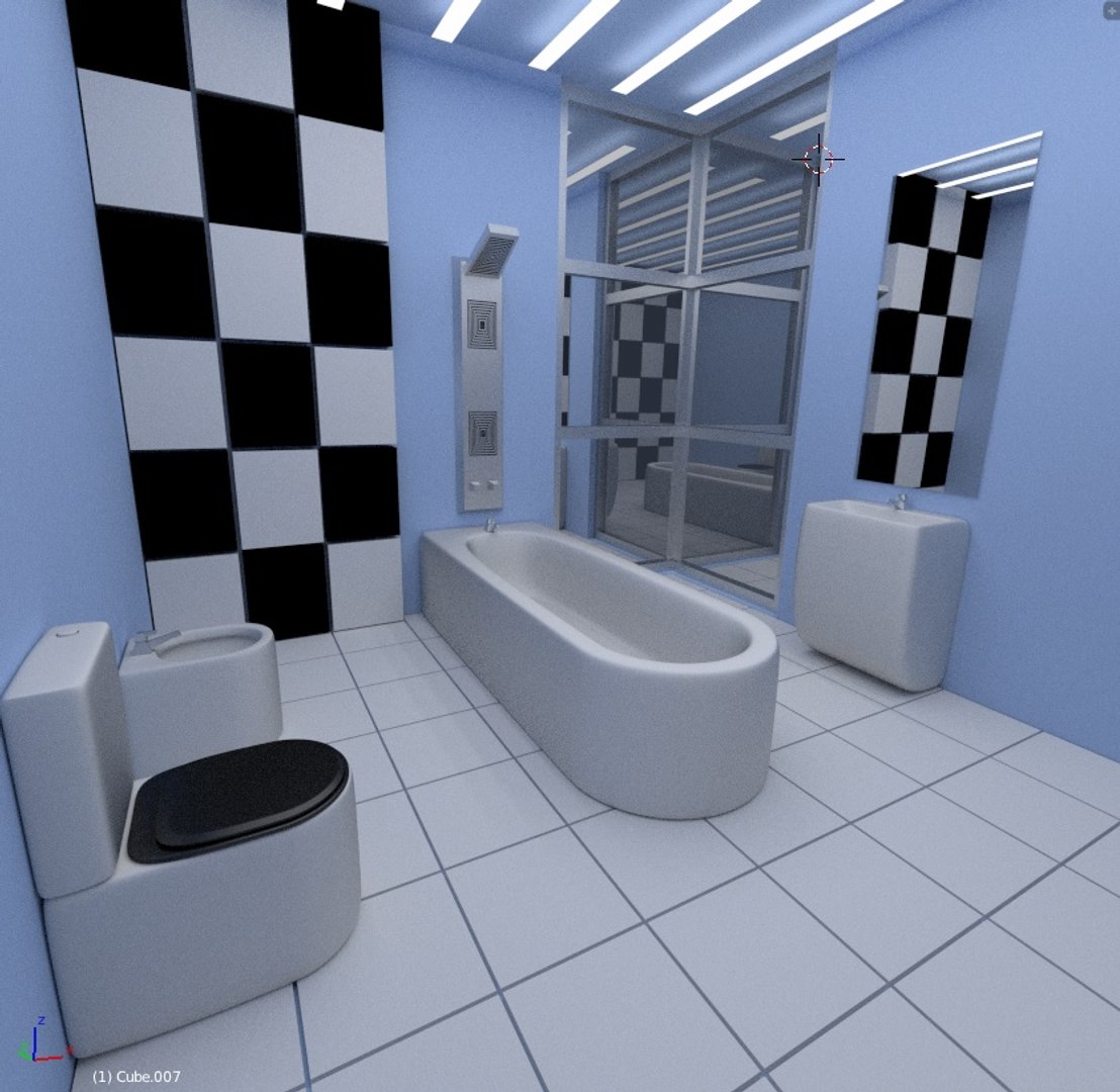 3d Model Bathroom Bath Room