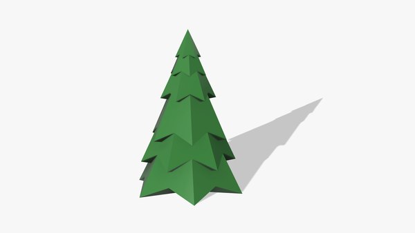 3D Low Poly Christmas Tree model - TurboSquid 2046564