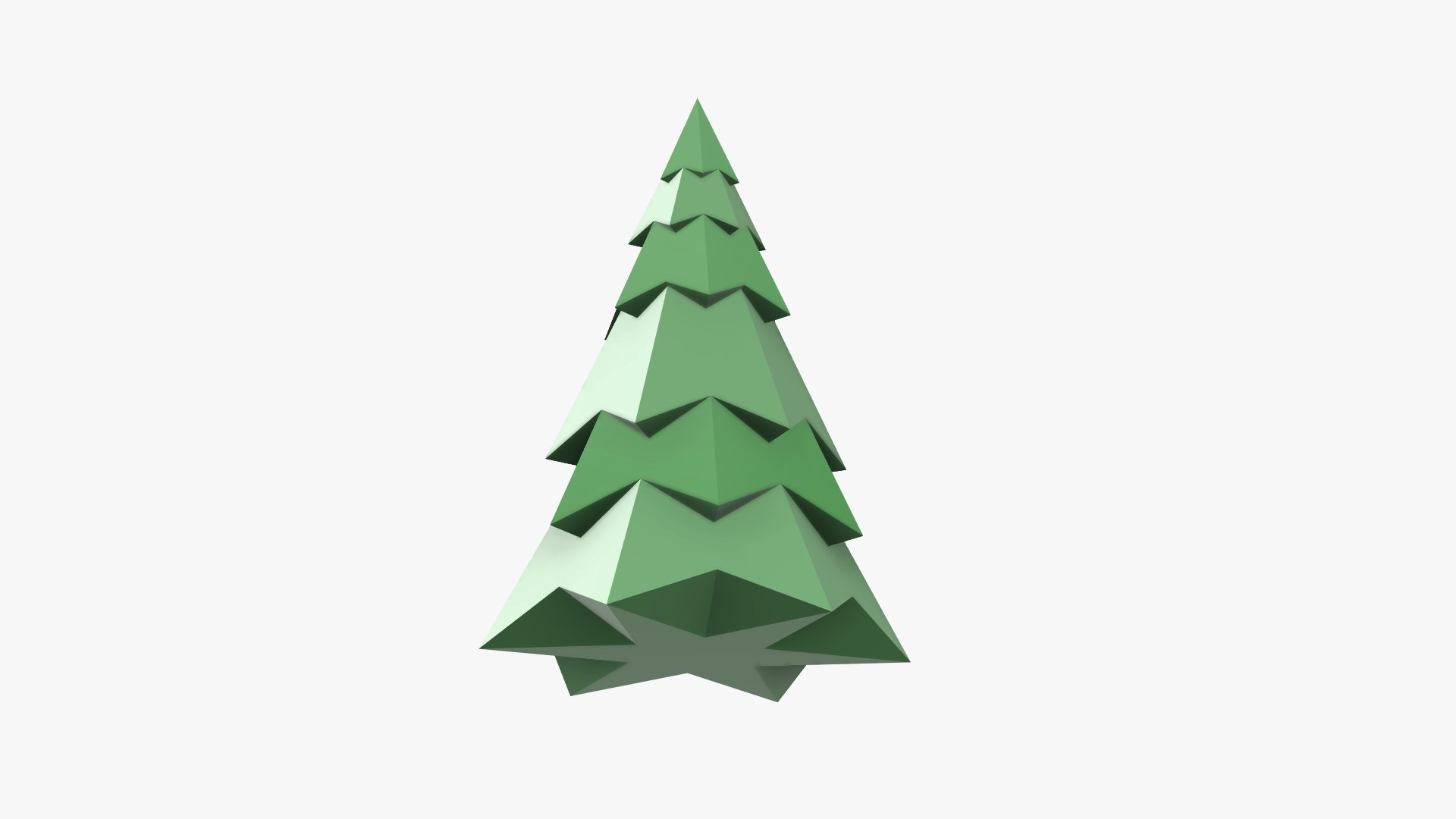 3D Low Poly Christmas Tree model - TurboSquid 2046564