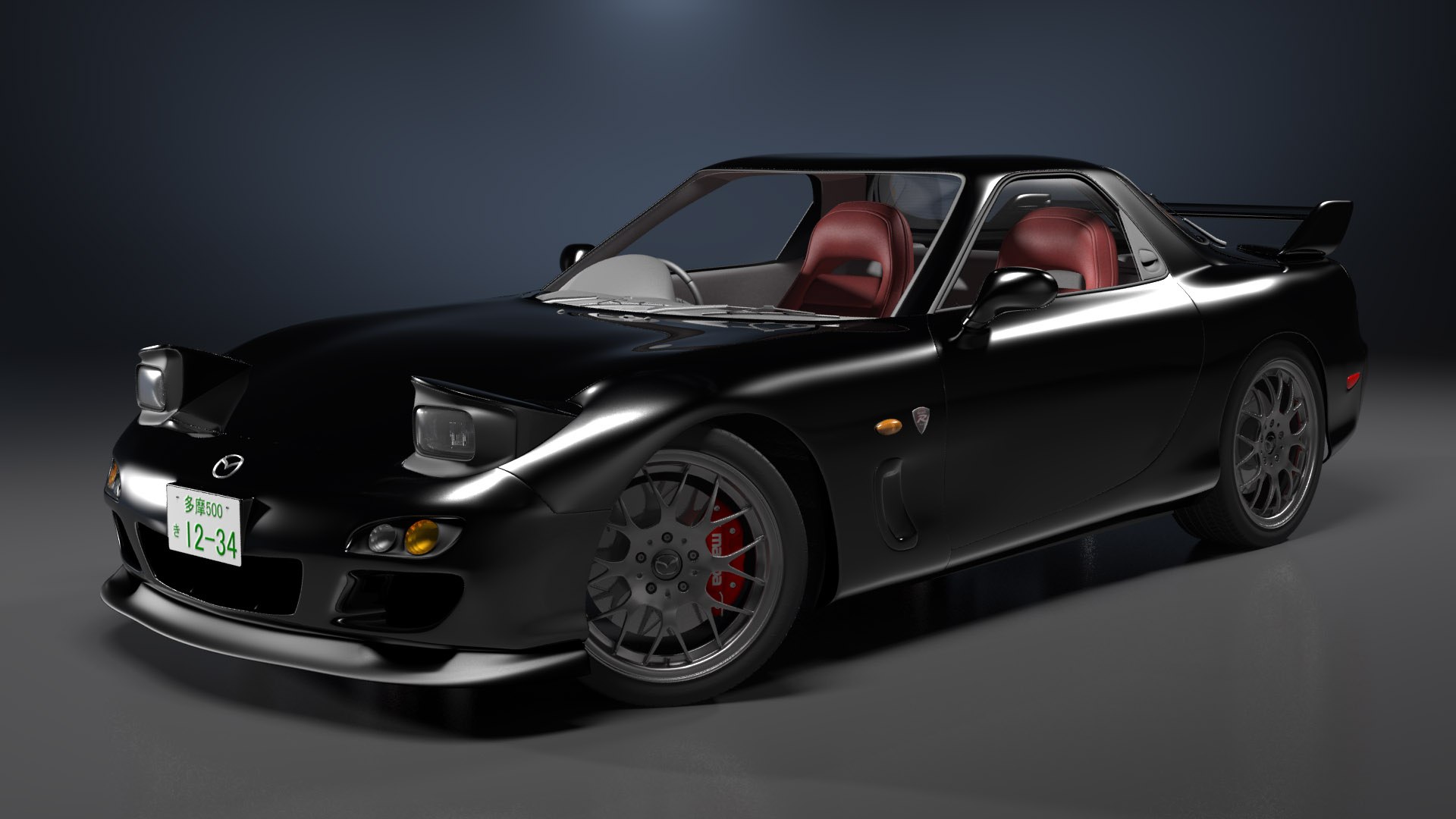 mazda spirit r 3d model