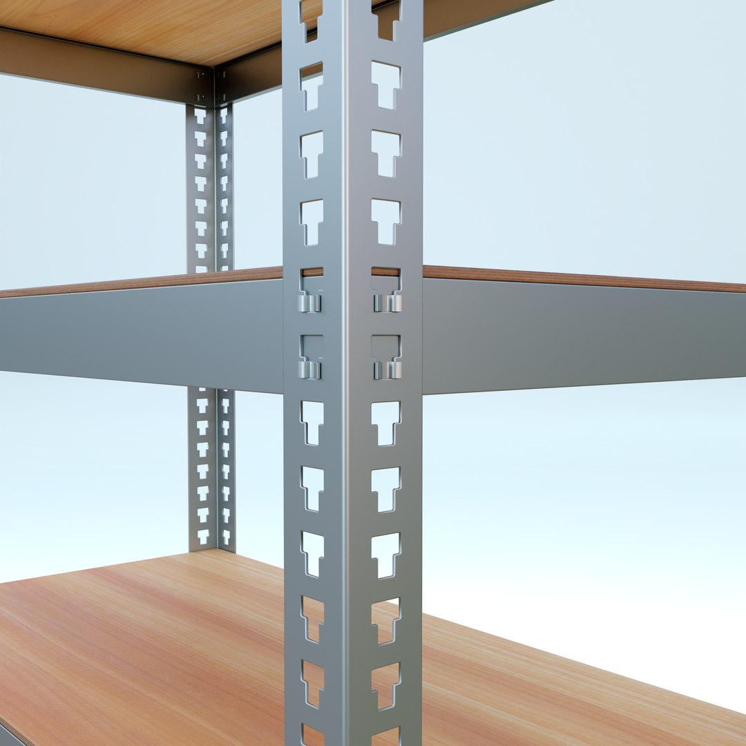 Storage Rack 3D Model - TurboSquid 1941932