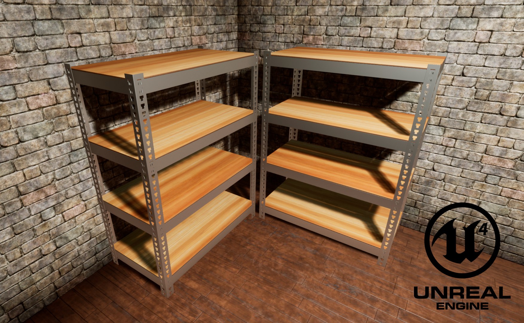 Storage Rack 3D Model - TurboSquid 1941932
