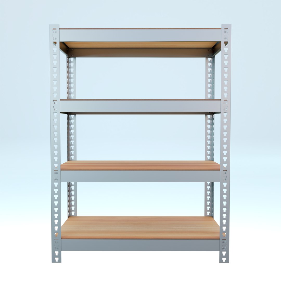 Storage Rack 3D Model - TurboSquid 1941932