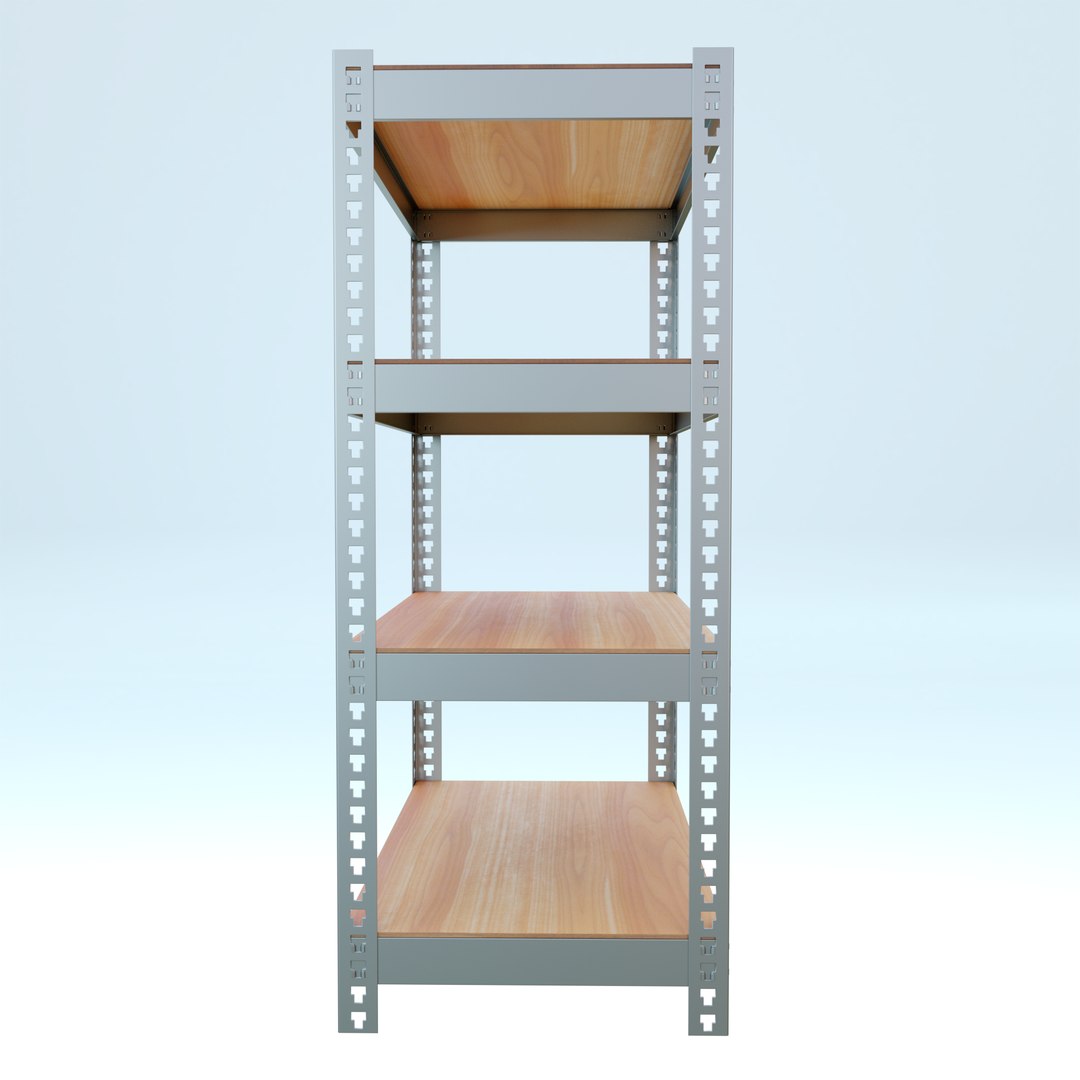 Storage Rack 3D Model - TurboSquid 1941932
