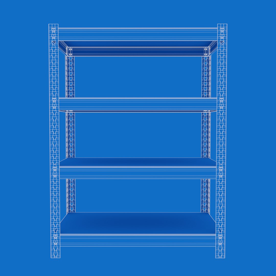 Storage Rack 3D model - TurboSquid 1941932