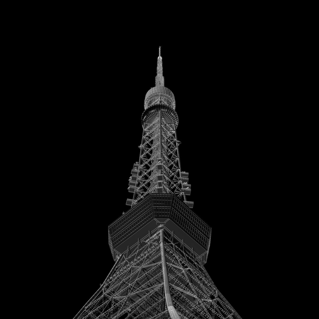 Tokyo Tower 3d Model