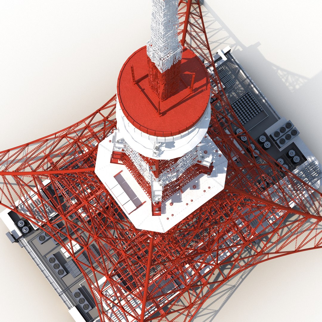 Tokyo Tower 3d Model