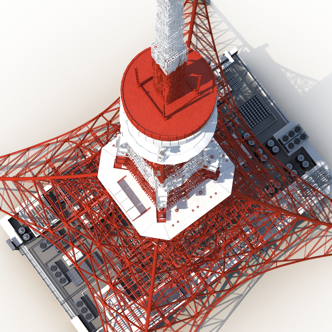 tokyo tower 3d model