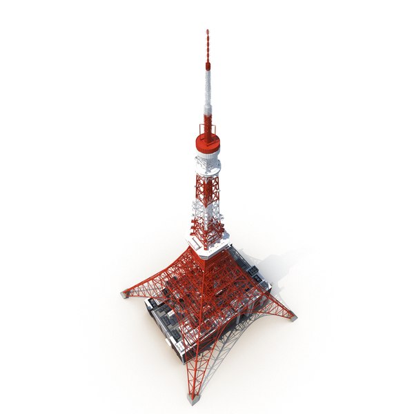 tokyo tower 3d model