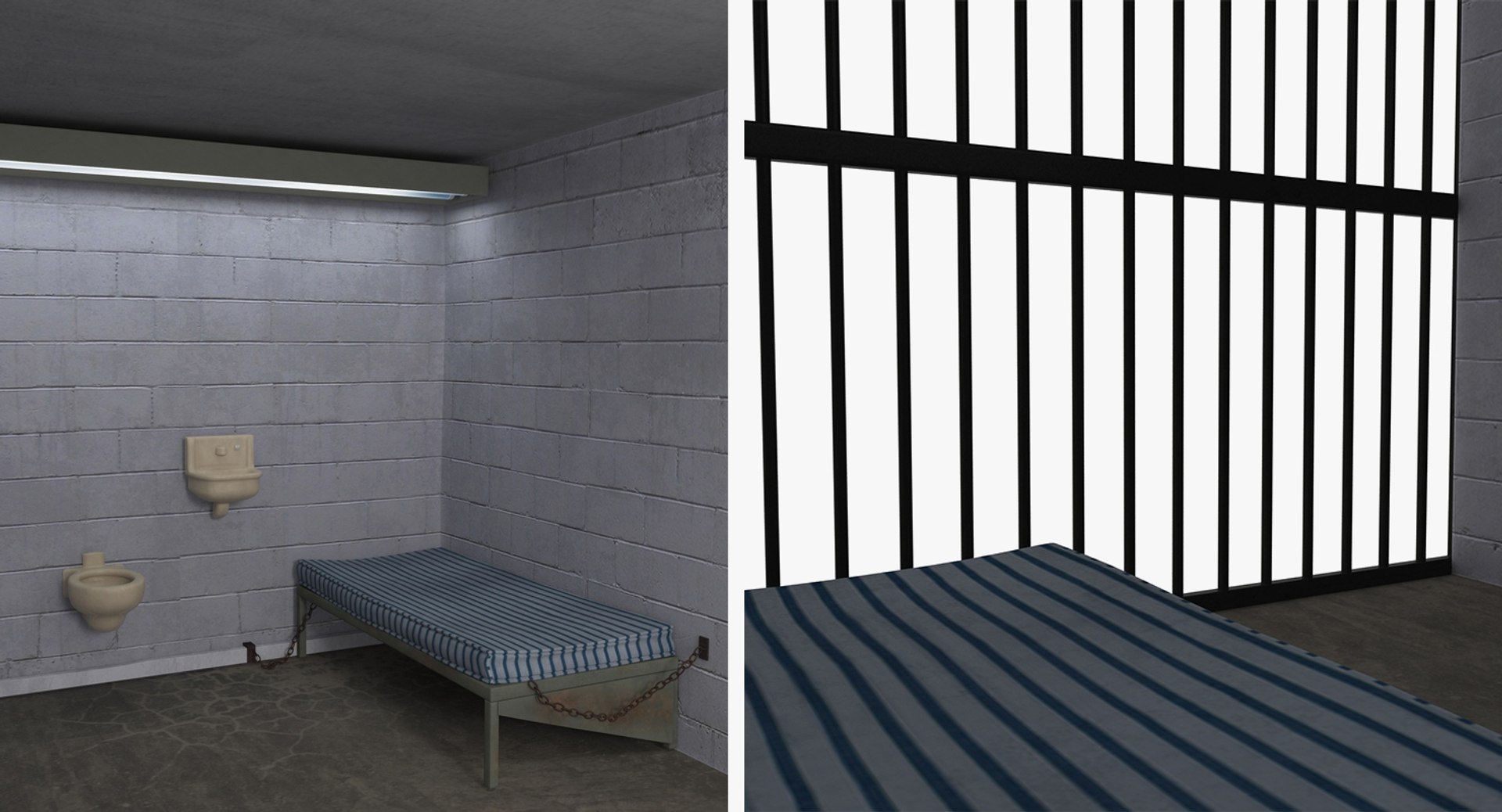 Prison Space Collection 3D - TurboSquid 1714619