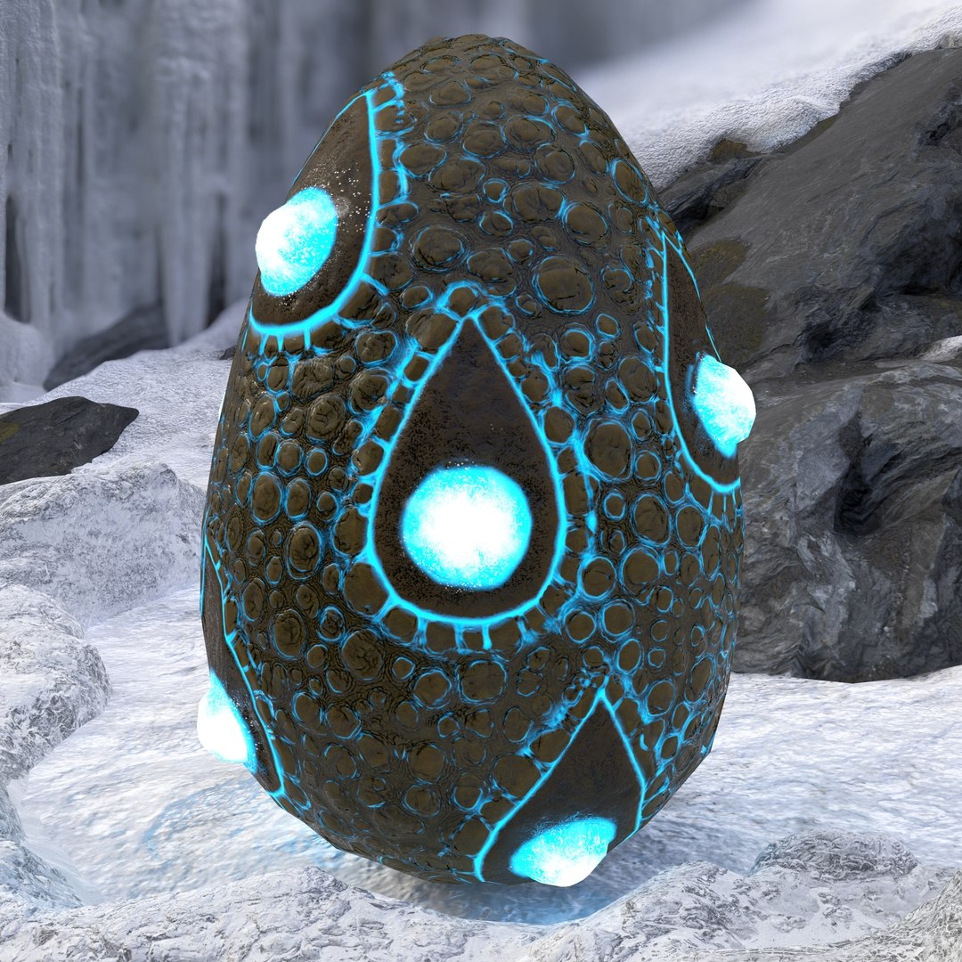 3D Handpainted Egg - - TurboSquid 1697527