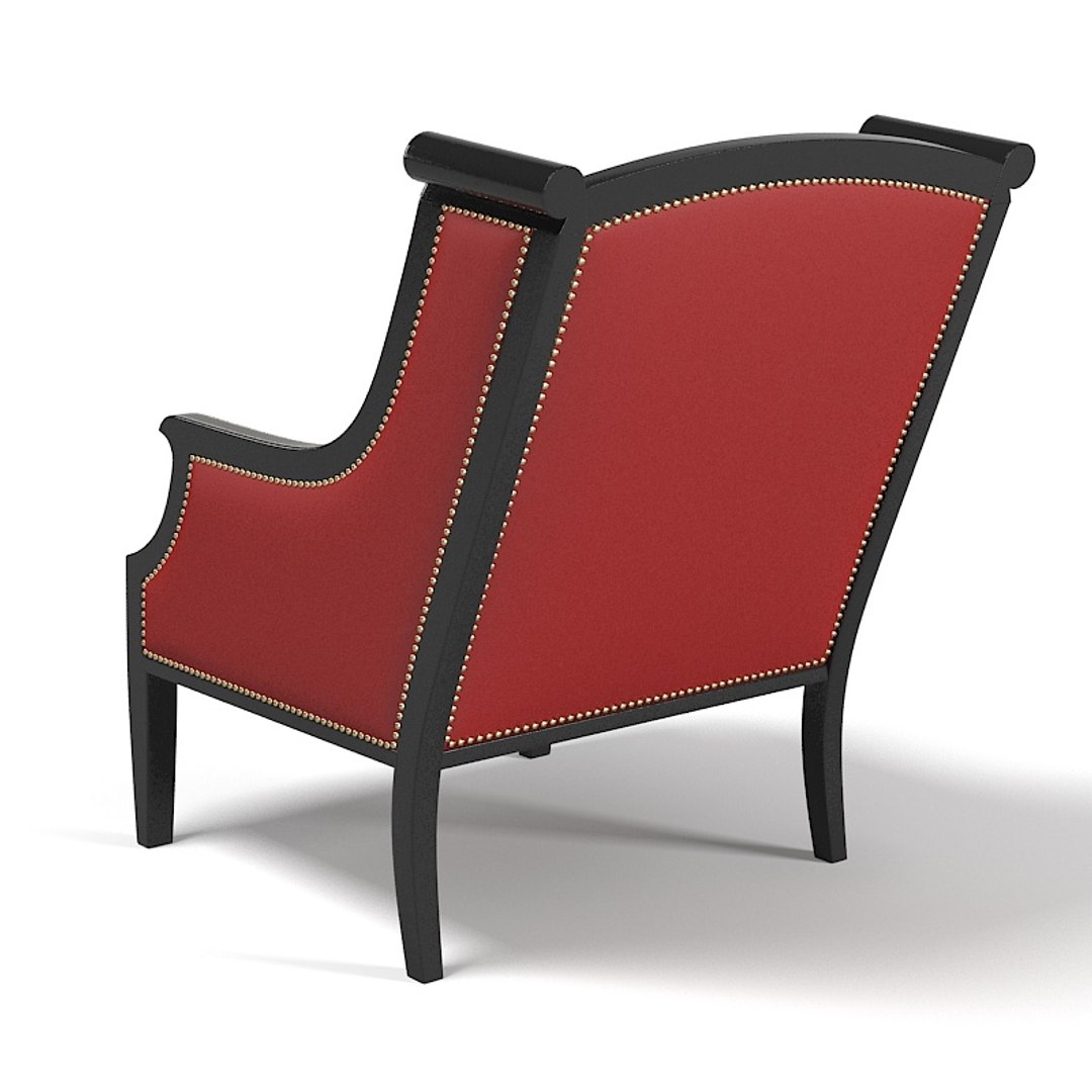 Tufted Chair Armchair 3d Model