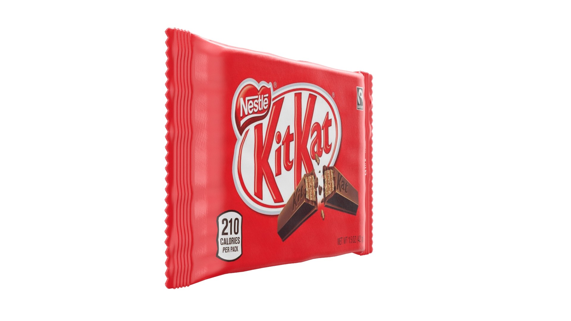 Real Kitkat Chocolate Bar 3D Model - TurboSquid 1563618