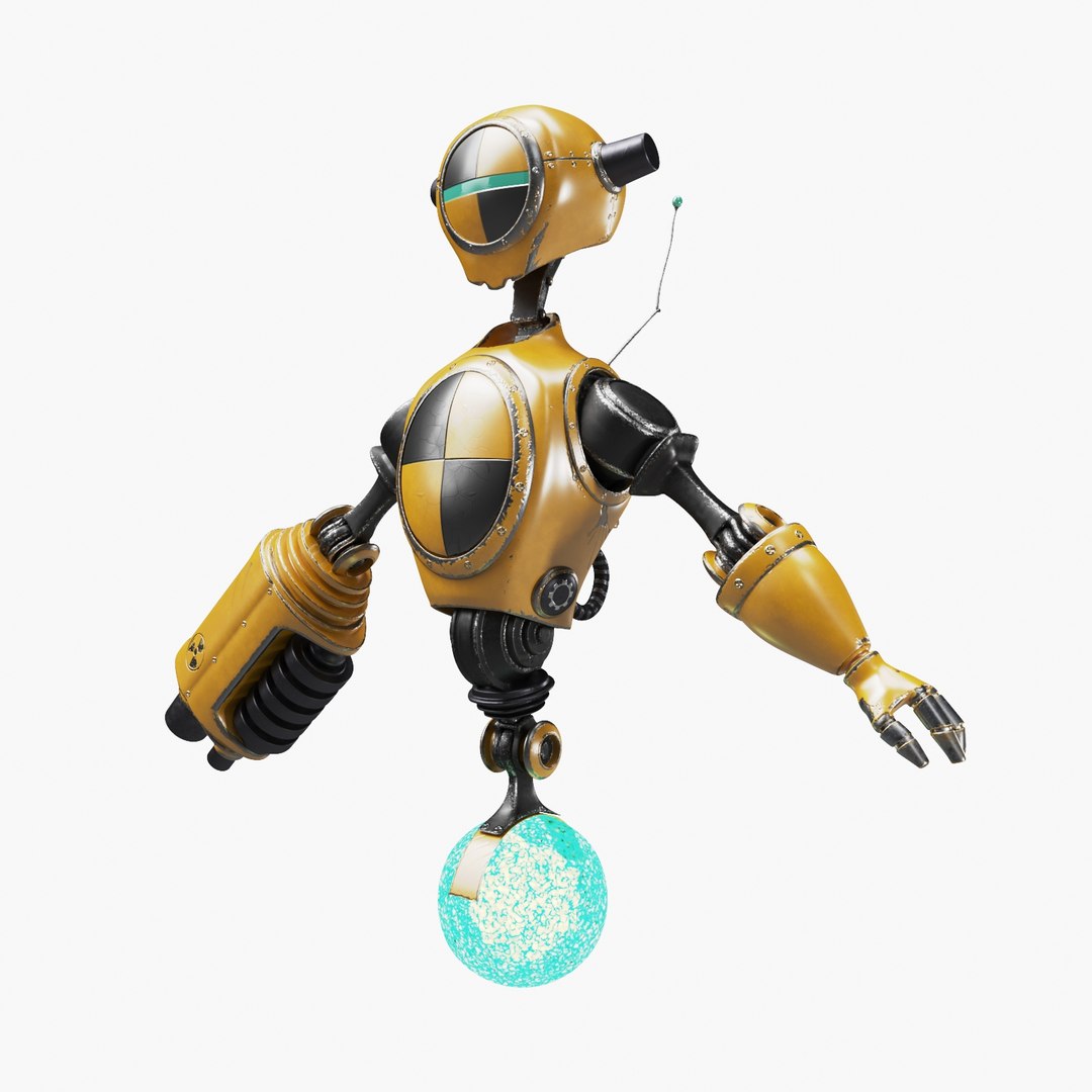 Robot Test Dummy 3D Model - TurboSquid 1432396