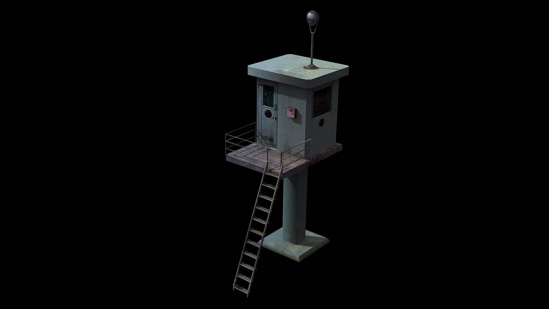Guard Tower 3D - TurboSquid 2347090