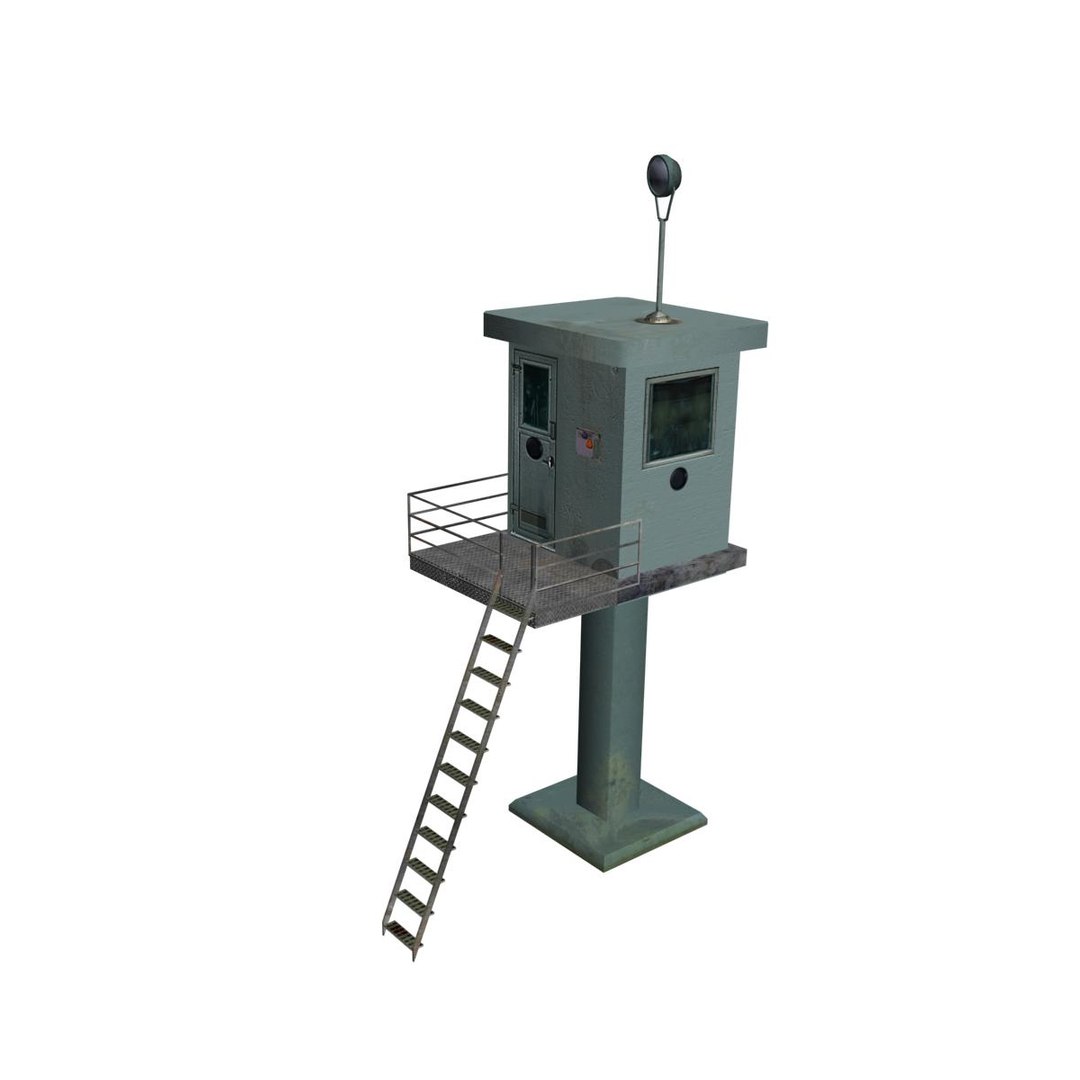 Guard Tower 3D - TurboSquid 2347090