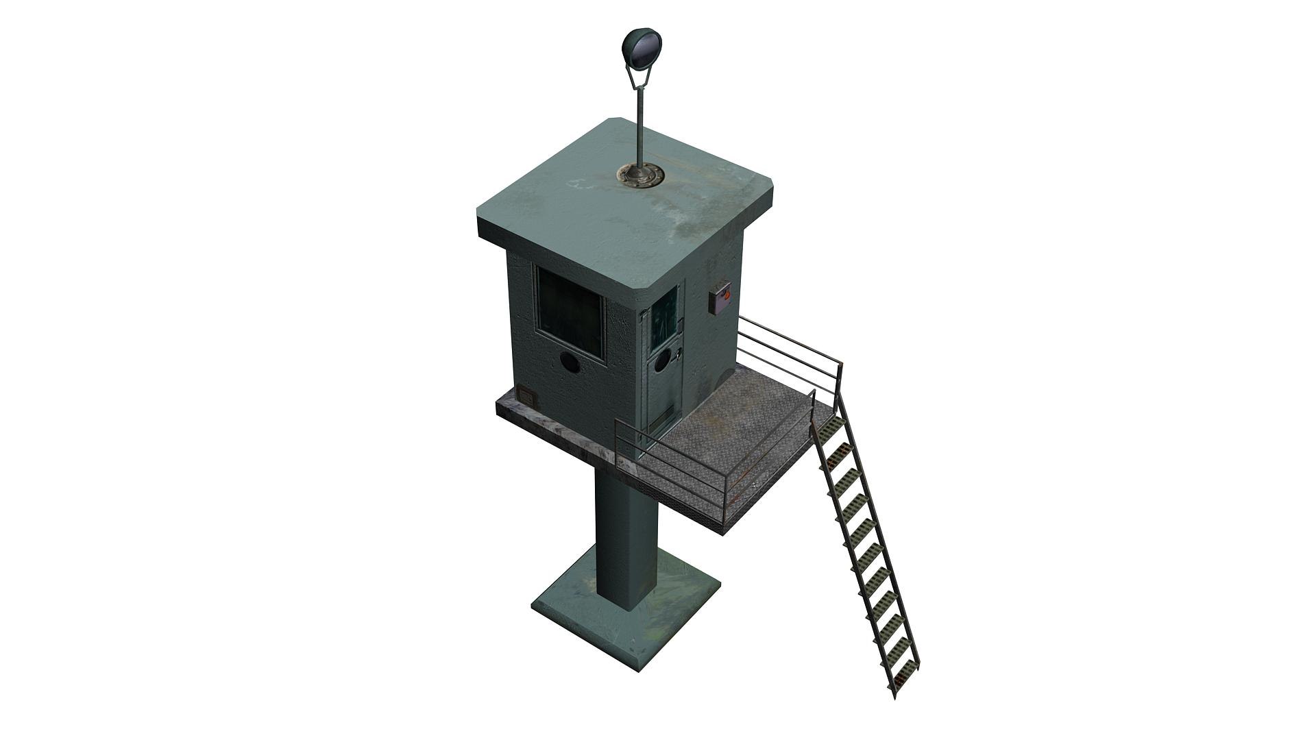 Guard Tower 3D - TurboSquid 2347090